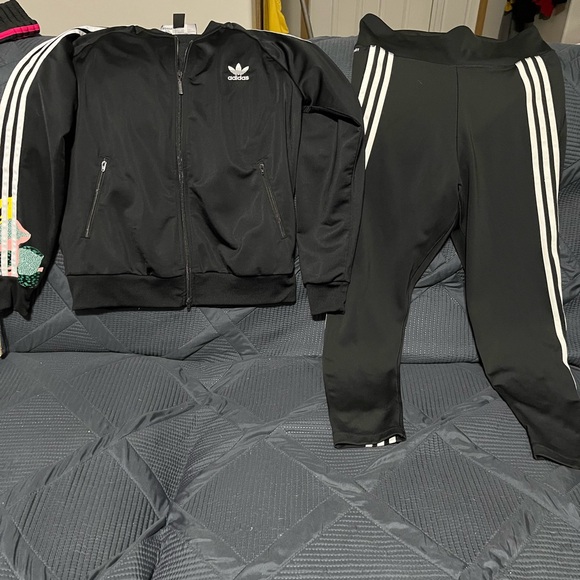 adidas | Jackets & Coats | Euc Cute Addidas Set Size Large | Poshmark